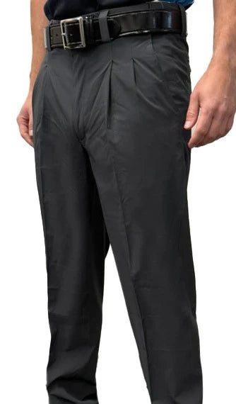 Smitty Umpire 4-Way Stretch Charcoal Grey Pleated Pants-Expander ...